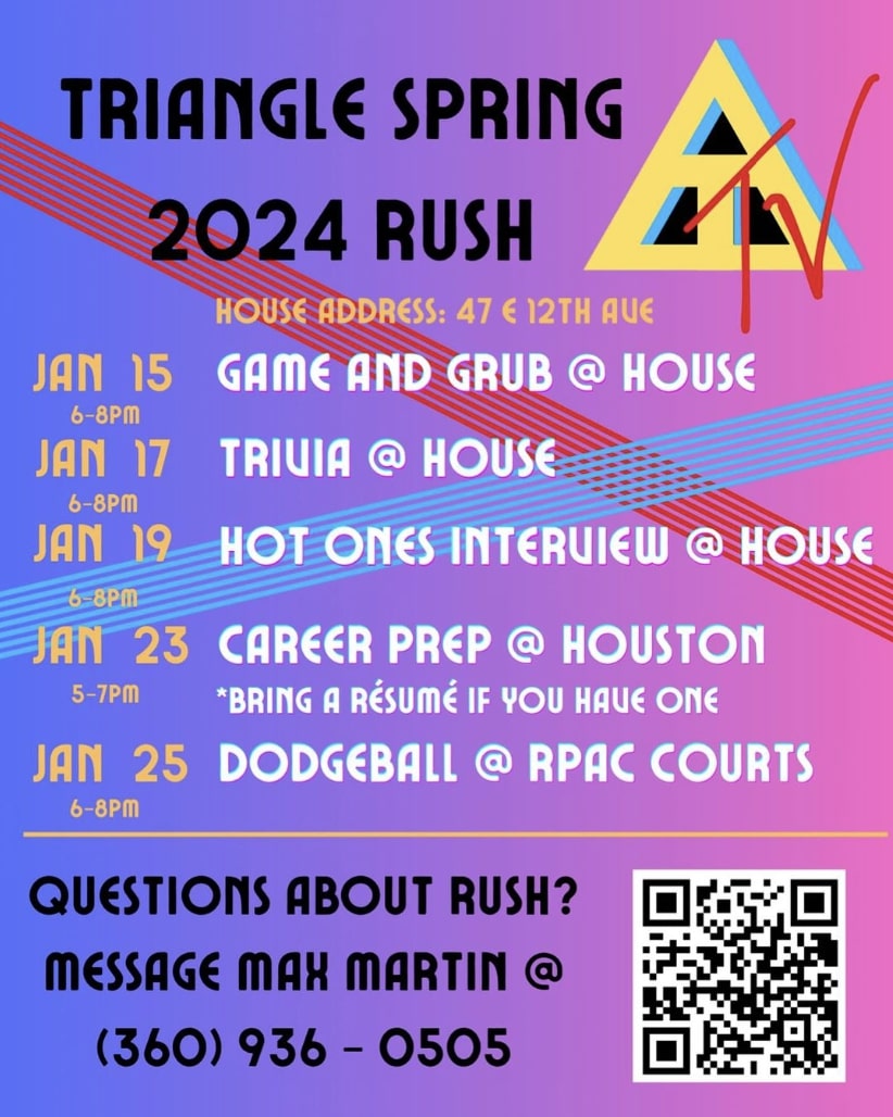Rush – Triangle Fraternity